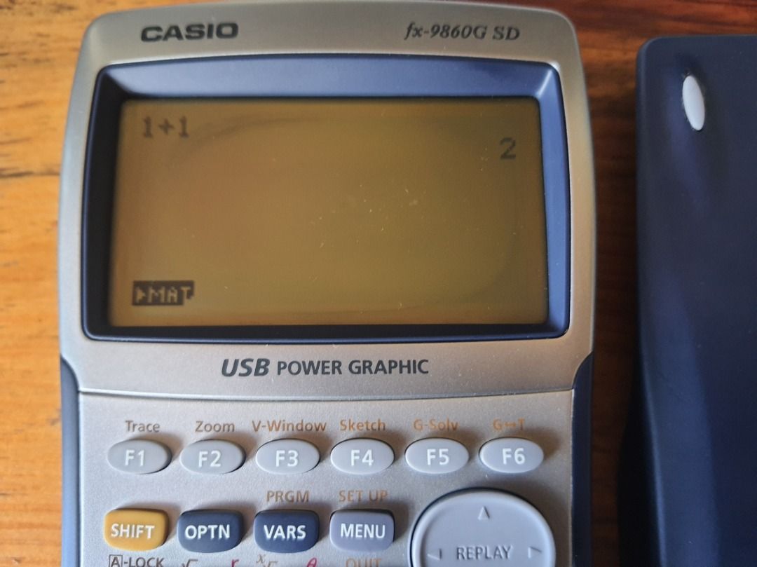 Casio Graphic Calculator USB Power Graphic fx-9860G SD Scientific ...