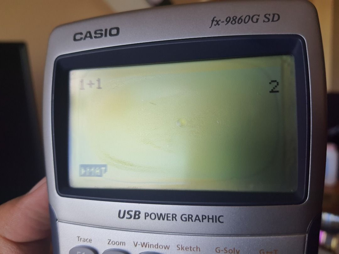 Casio Graphic Calculator USB Power Graphic fx-9860G SD Scientific ...