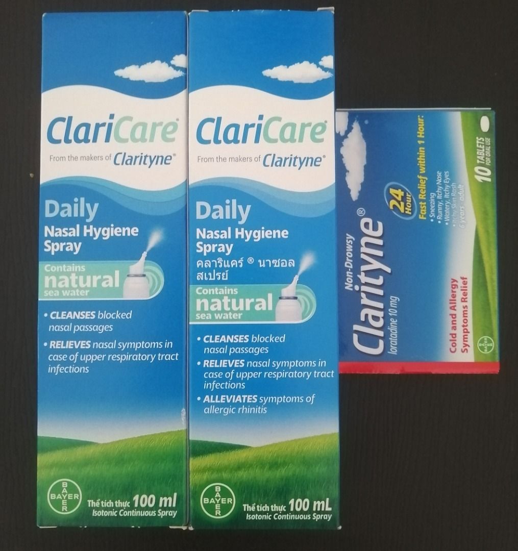 CLARITYNE Non-drowsy 24H Cold Fever Allergy Relief Tablets 10mg ...
