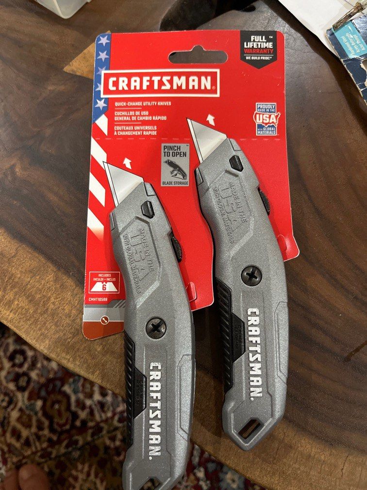 Craftsman Quick change utility knife, Furniture & Home Living, Home ...