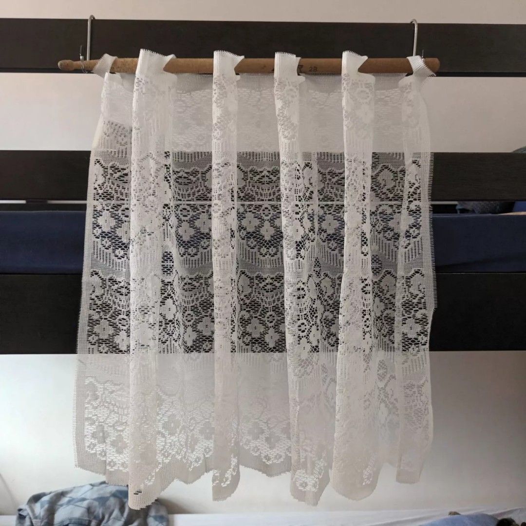 DAISO Kitchen Curtain| Lace | Fabric | Cloth | Home Decor | Home Living ...
