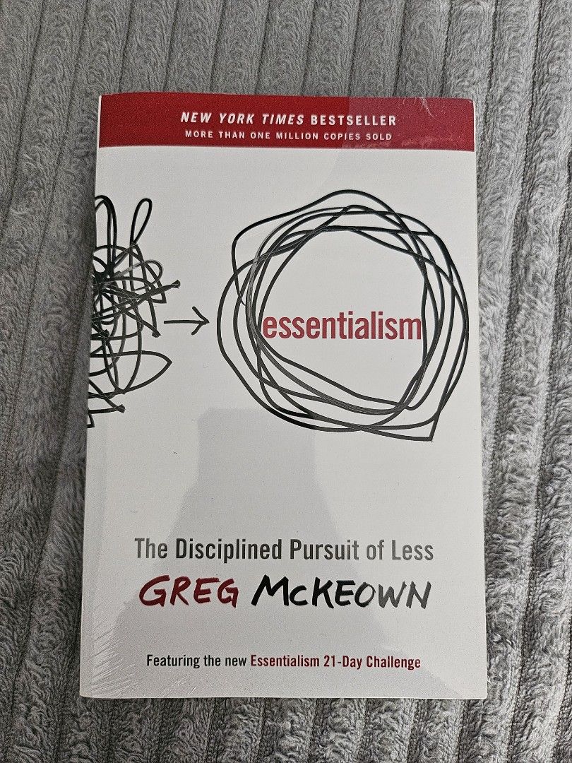 Essentialism by Greg McKeown, Hobbies & Toys, Books & Magazines ...