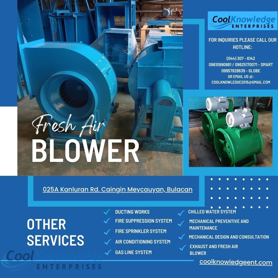 Fresh Air Blower System, Commercial & Industrial, Construction ...