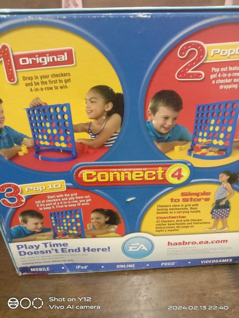 Hasbro Connect 4 Game MB, Hobbies & Toys, Toys & Games on Carousell