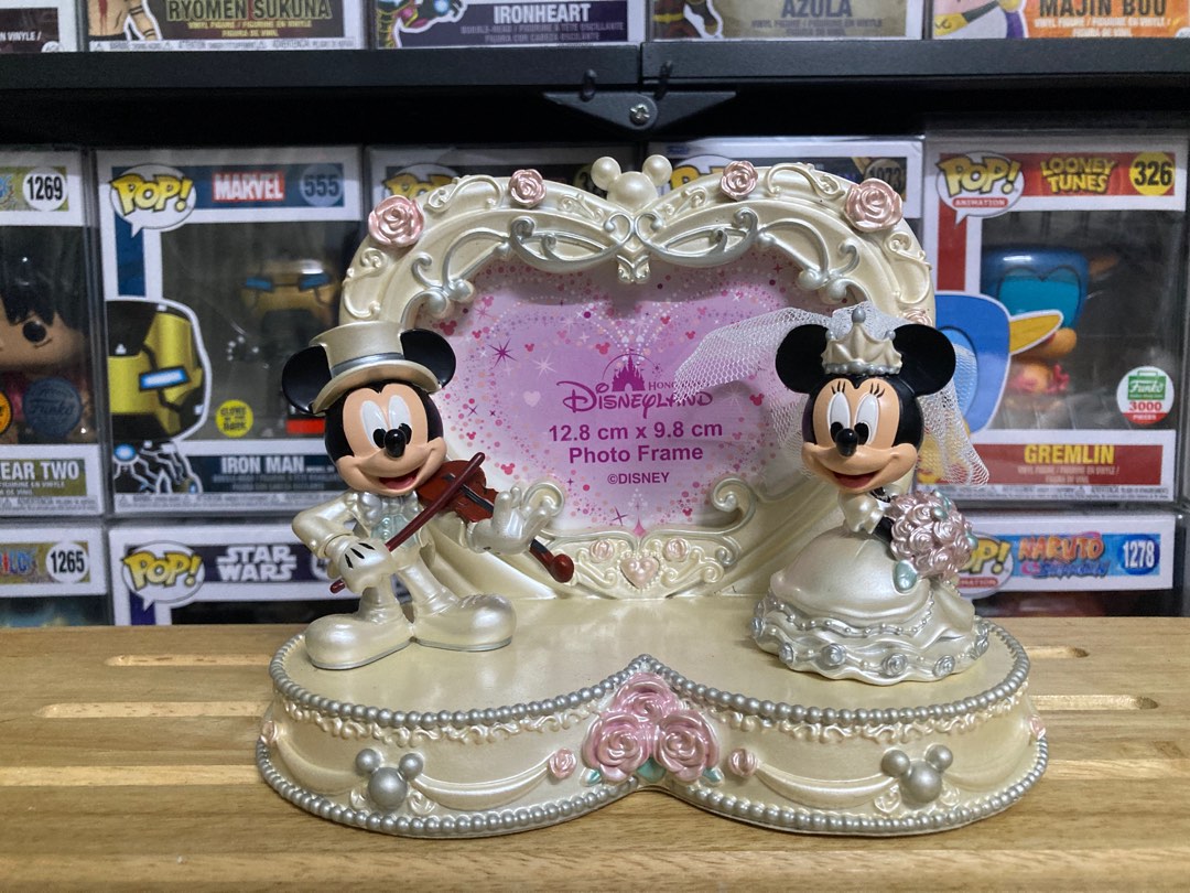 Hong Kong Disneyland Mickey Mouse & Minnie Mouse Wedding Photo Frame ...