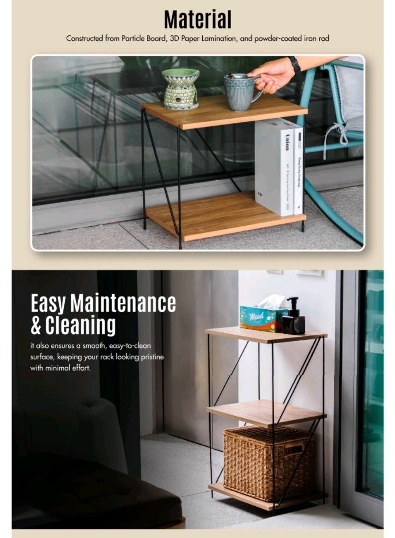 Houze 4 tier storage rack shelf, Furniture & Home Living, Furniture ...