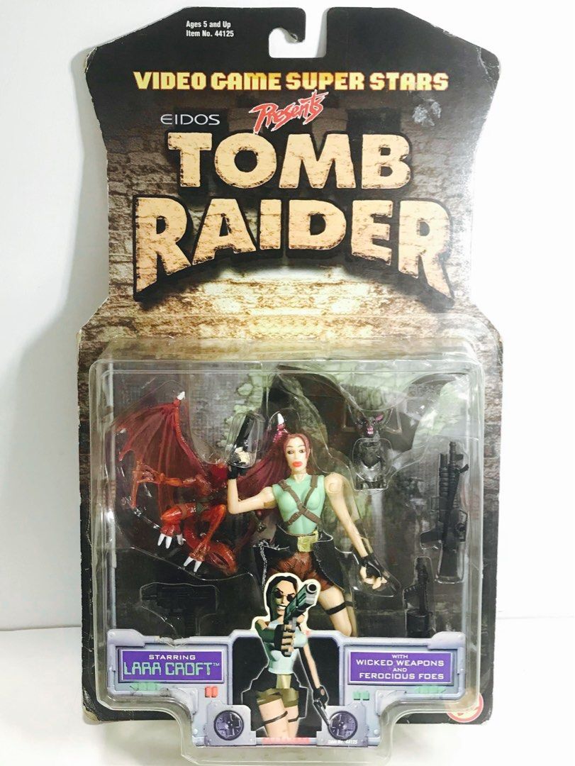 Vintage 1997 Lara Croft Tomb Raider Figure ToyBiz Game Playstation PS1 ...