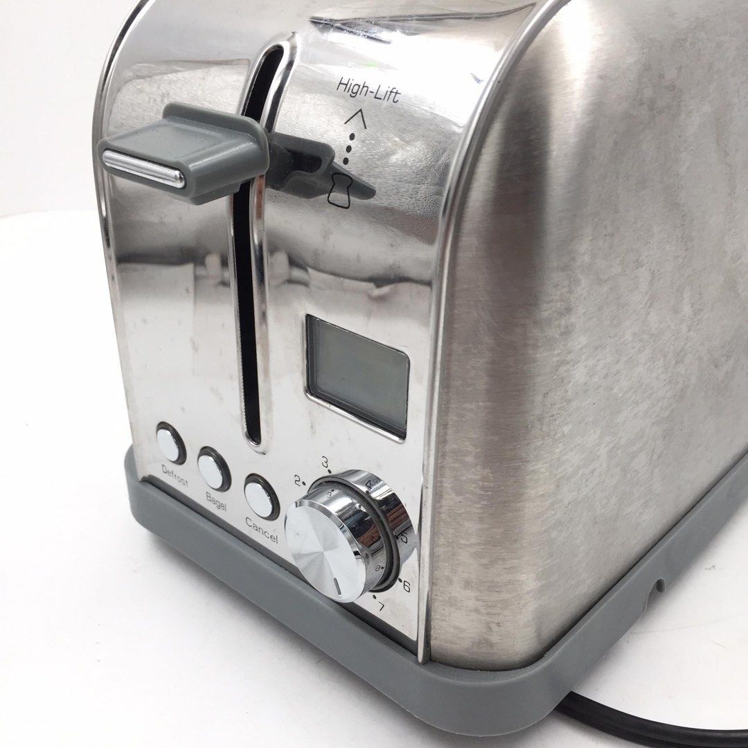 LOFTER Stainless Steel 4-Slice Long Toaster, TV & Home Appliances ...