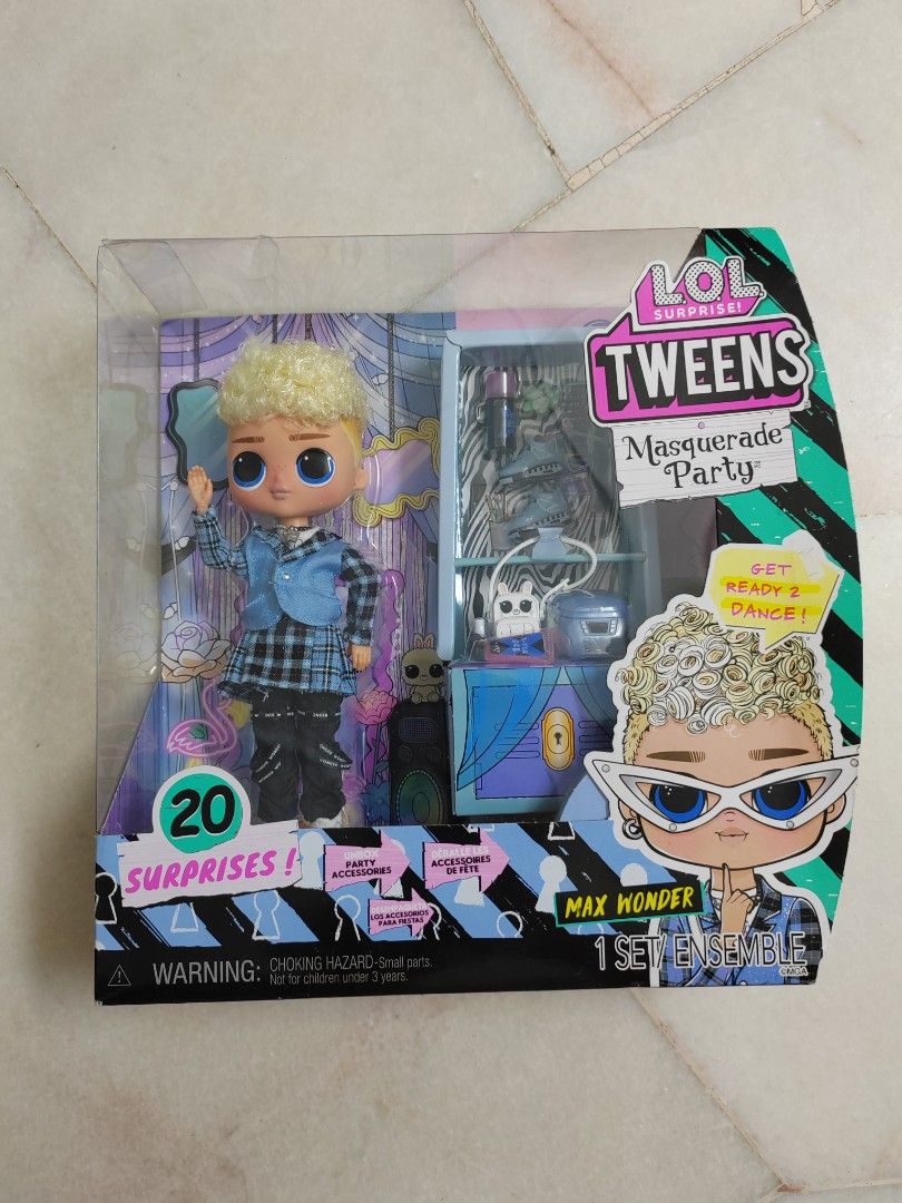 Lol Surprise Tweens Masquerade Party Max Wonder barbie doll, Hobbies ...