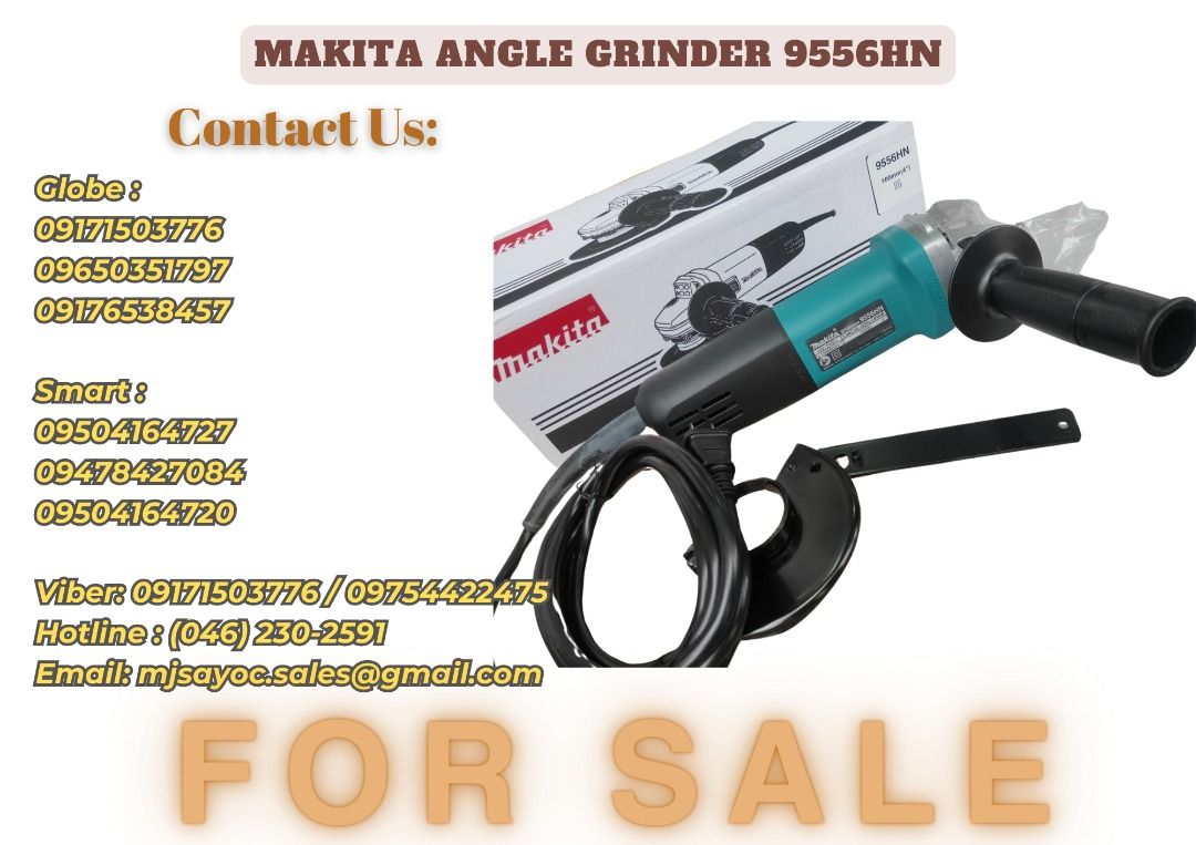 MAKITA ANGLE GRINDER 9556HN, Commercial & Industrial, Industrial ...