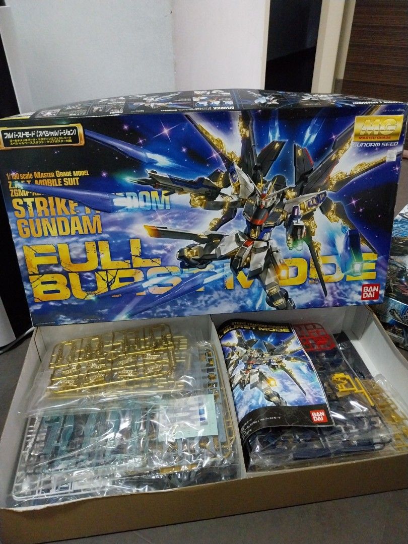 MG Strike Freedom Gundam Full Burst Mode, Hobbies & Toys, Toys & Games ...