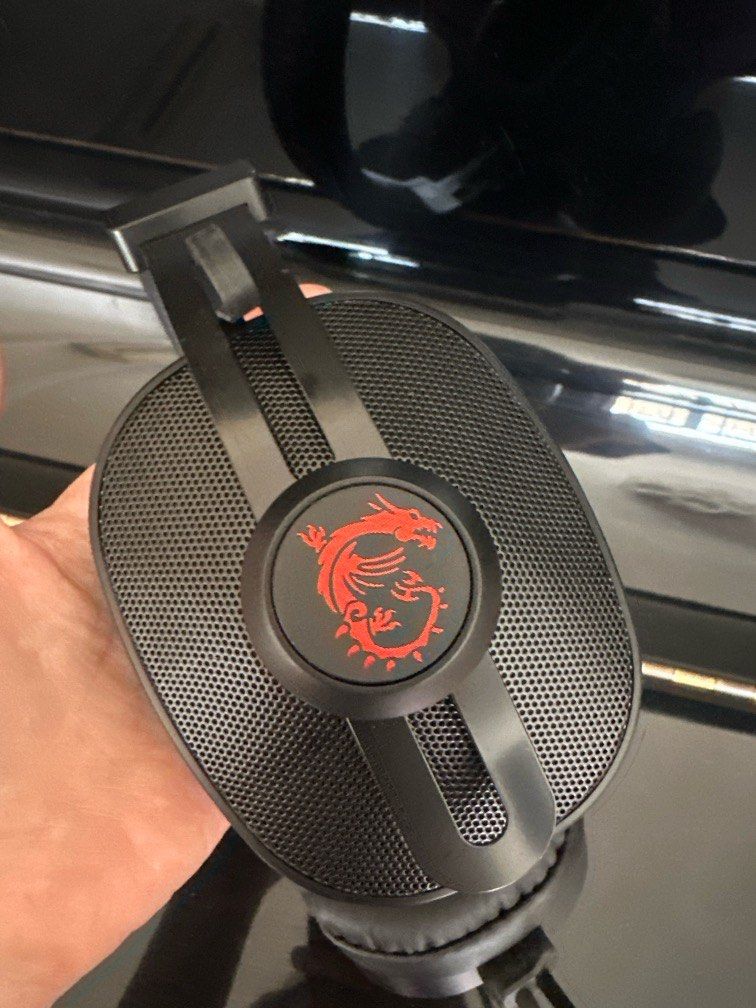 MSI Gaming Headset 連mic, 音響器材, 頭戴式/罩耳式耳機 - Carousell