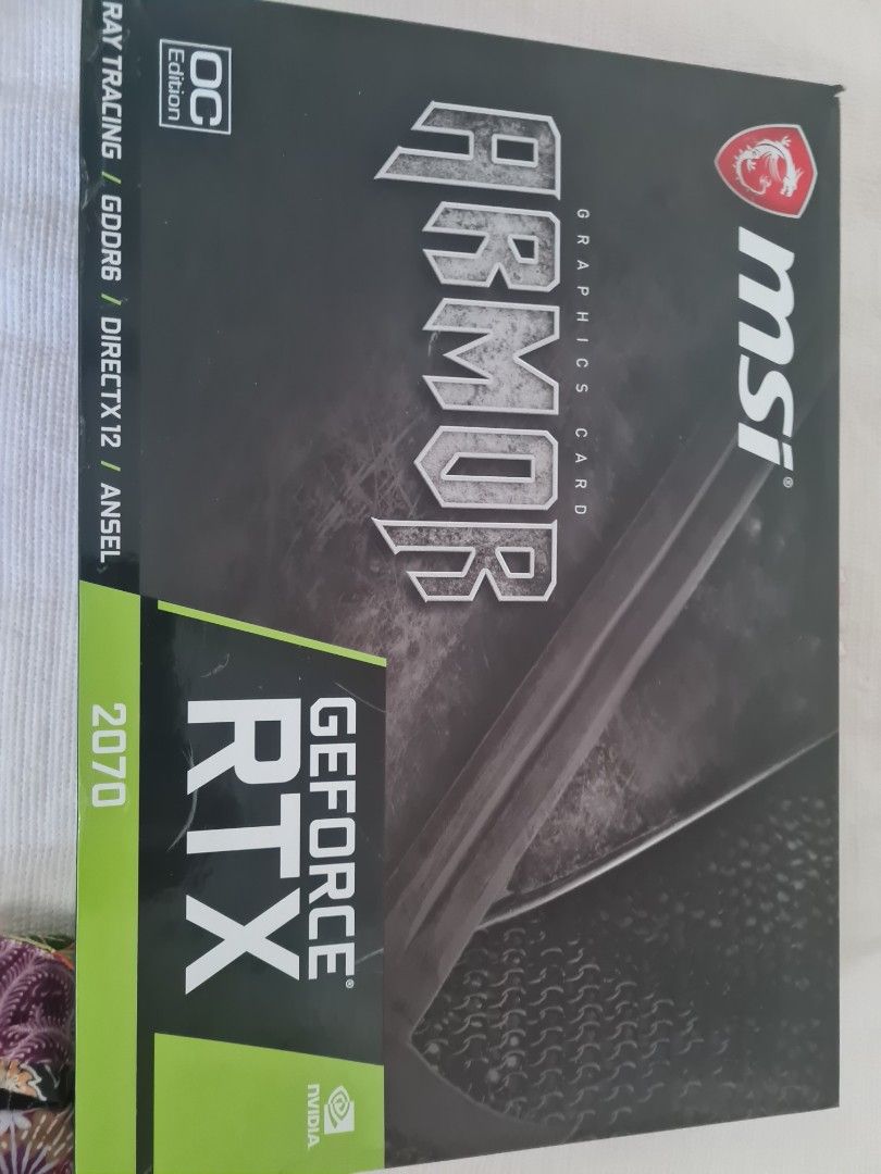 Msi rtx 2070 armor, Computers & Tech, Parts & Accessories, Computer Parts on Carousell