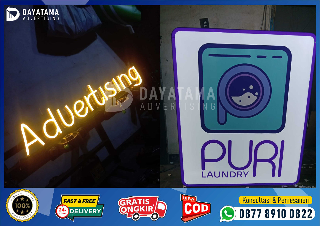 Neon Box/ Neon Sign/ Neon Flex/ Papan Nama/ Reklame Billboard, Desain ...