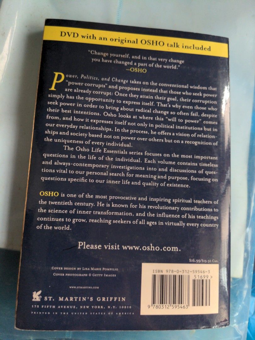 Osho : Power Politics and Change, Hobbies & Toys, Books & Magazines ...