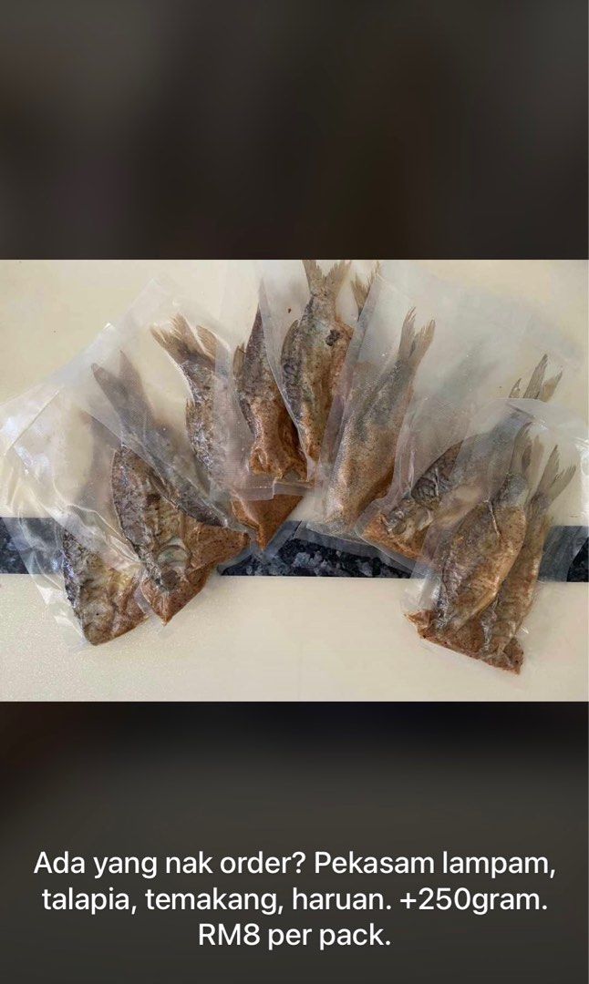 Pekasam lampam/ temakang/ haruan/ tilapia, Food & Drinks, Local Eats on ...