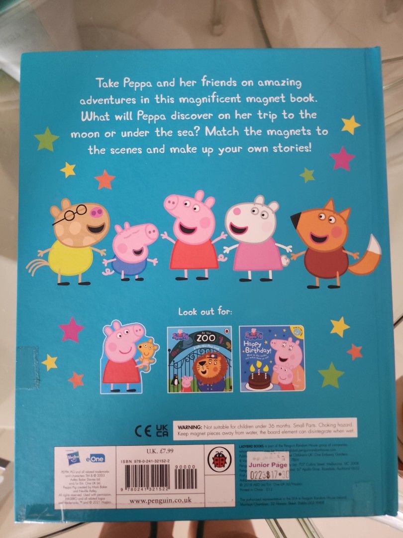 Peppa and Friends Magnet Book, Hobbies & Toys, Books & Magazines ...