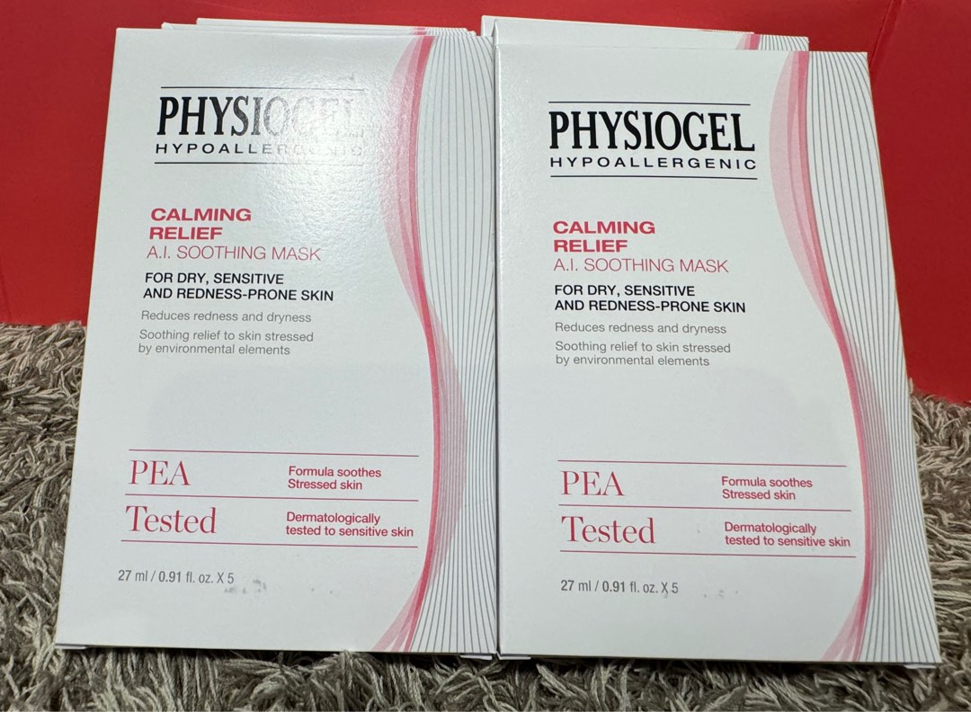 Physiogel ai soothing mask 舒緩修護面膜, 美容＆個人護理, 健康及美容 - 皮膚護理, 面部 - 面部護理 ...