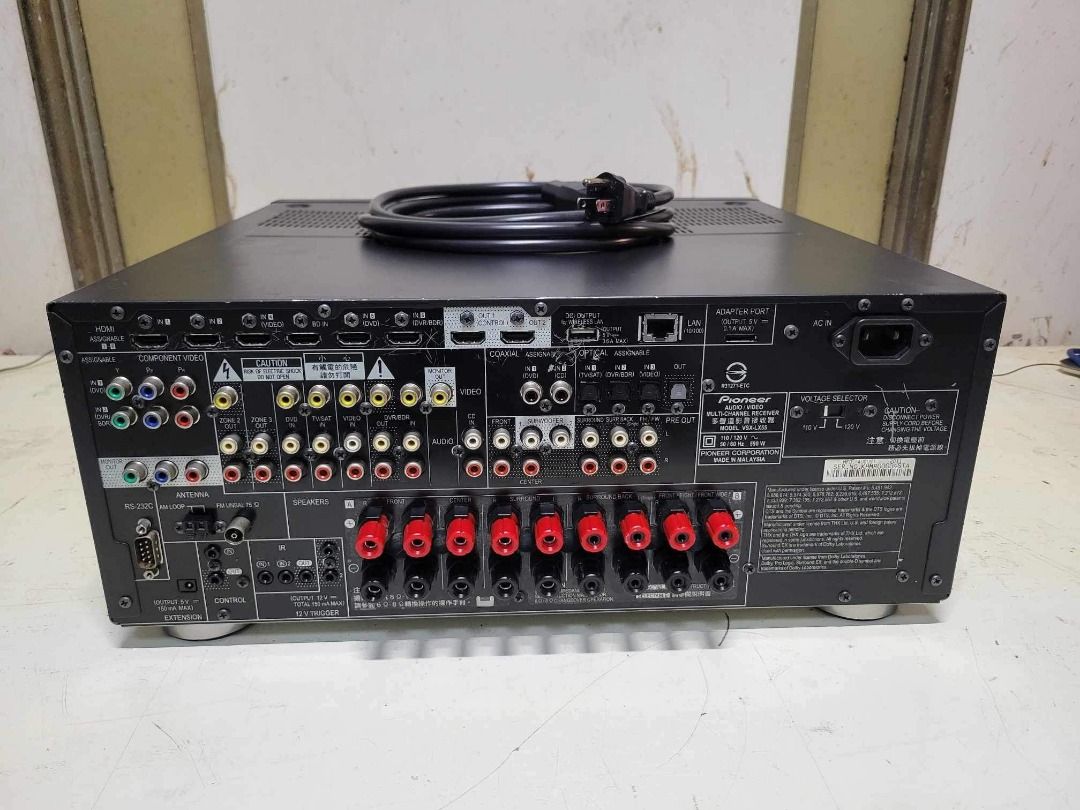PIONEER VSX LX55 3D藍光/收音/AV環繞擴大機 家庭劇院 7.2聲道 有全新副廠遙控器~ 品項佳, 耳機及錄音音訊設備, 音樂播放裝置 MP3及CD 播放器在旋轉拍賣