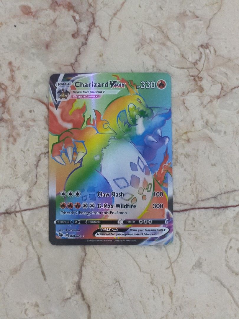 Pokemon card charizard vmax, Toys & Collectibles, Permainan Papan & Kartu di Carousell