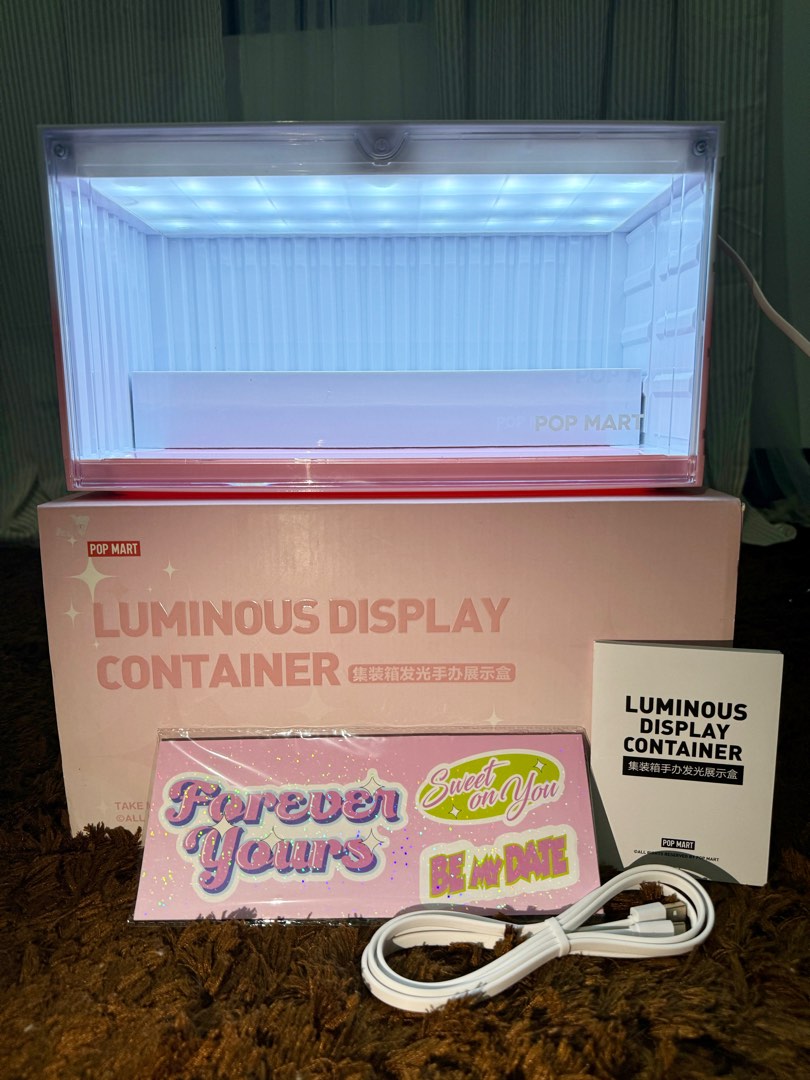 Pop Mart Luminous Display Container, Video Gaming, Gaming Accessories ...