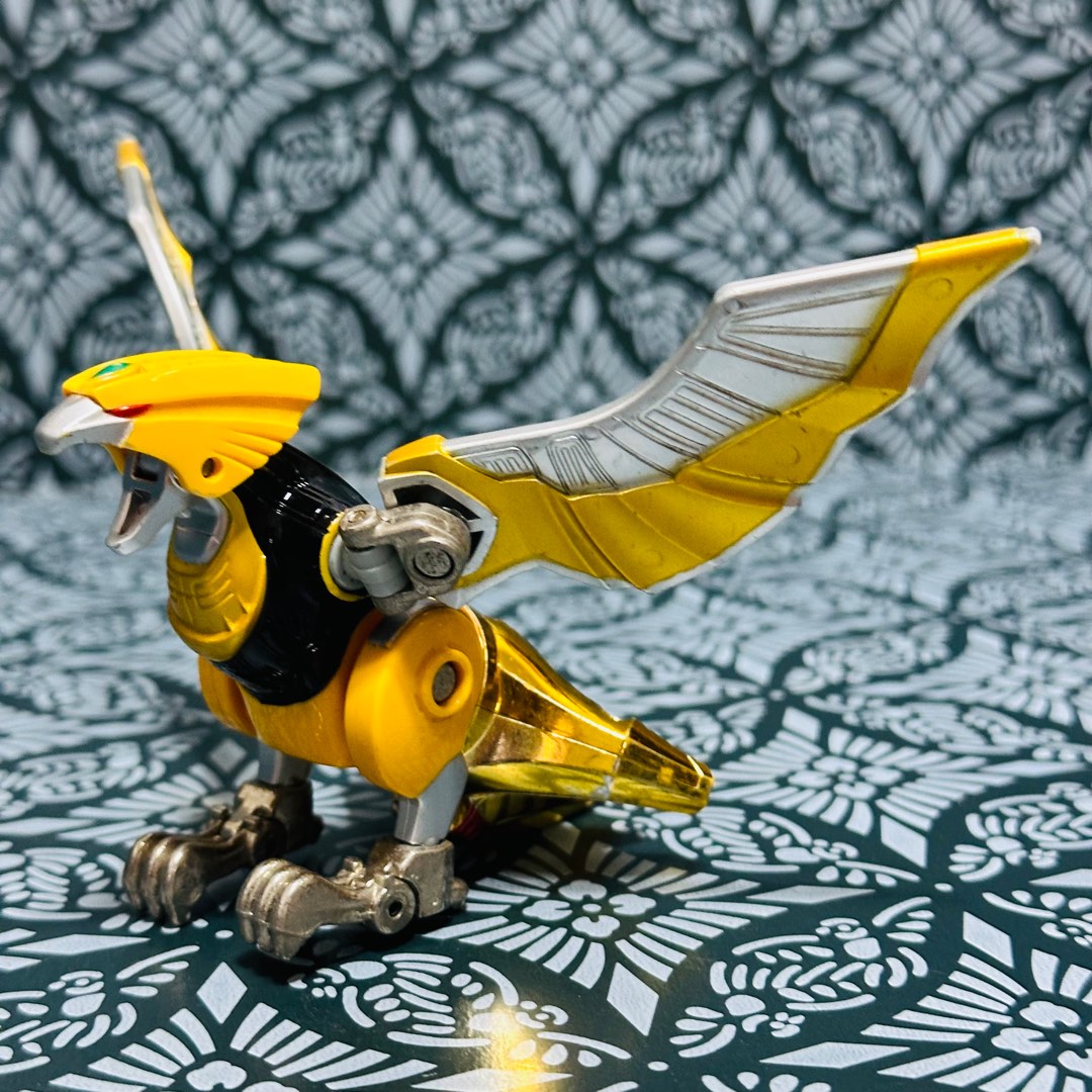 Power Rangers Wild Force DX Yellow Eagle Megazord Zord Gao Ranger ...
