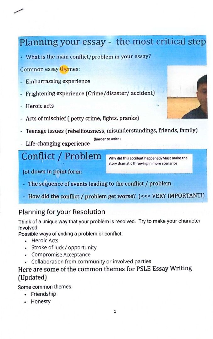 PSLE English notes, Hobbies & Toys, Books & Magazines, Textbooks on ...