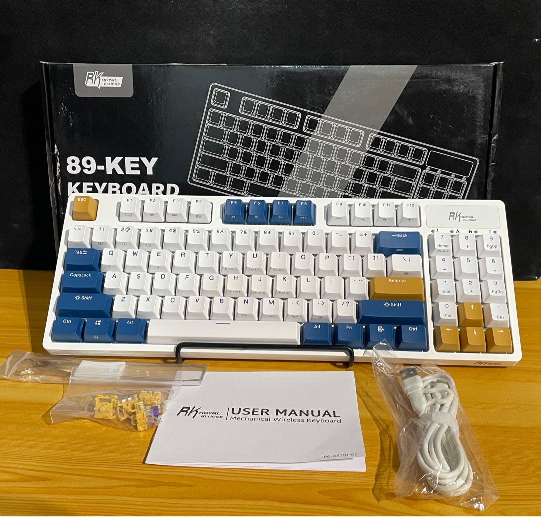 Royal Kludge RK 89 (Klein Blue), Computers & Tech, Parts & Accessories ...