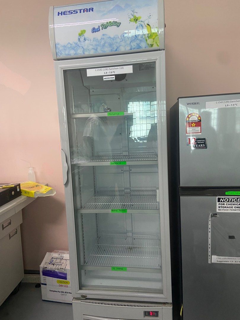 Single door display chiller, TV & Home Appliances, Kitchen Appliances ...