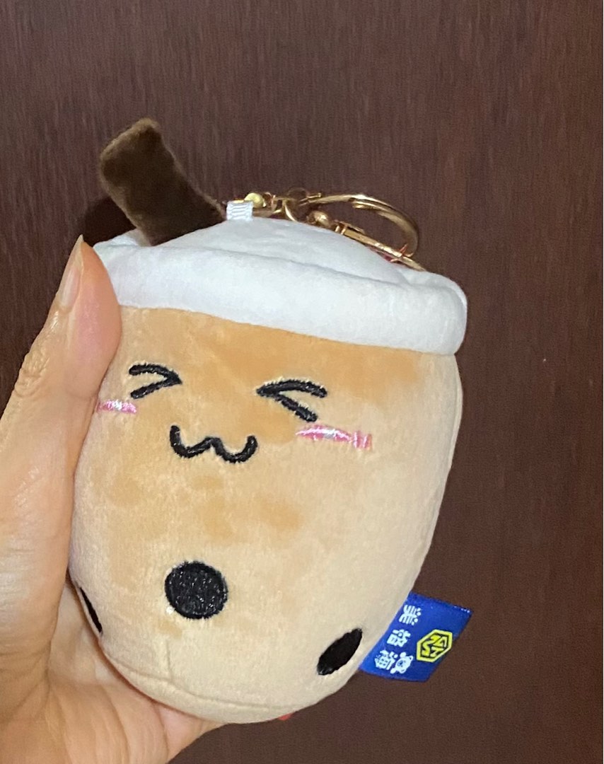 Soft toy key chain bubble tea, Hobbies & Toys, Toys & Games on Carousell