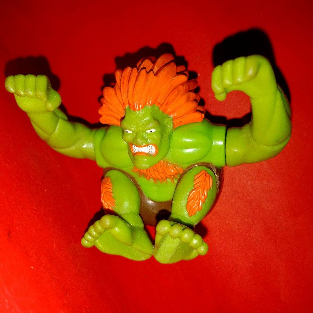 Street fighter meal toy blanka figure and bandai capcom chun li ...