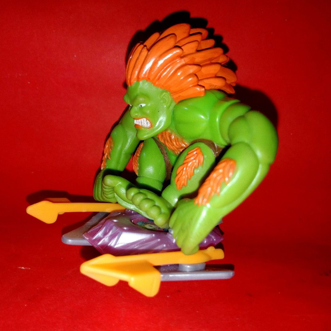 Street fighter meal toy blanka figure and bandai capcom chun li ...