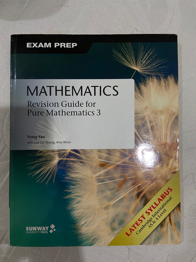 Sunway Collece A Level Pure Math 3 Revision Guide, Hobbies & Toys ...