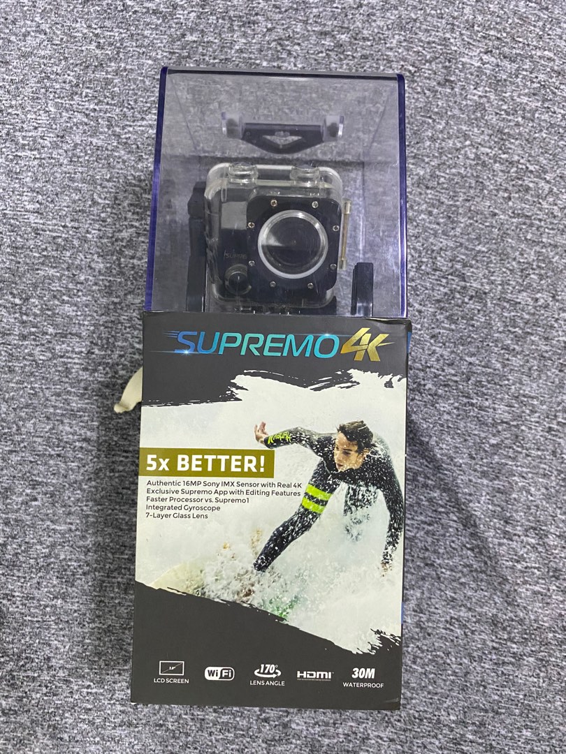 Supremo 4K, Photography, Cameras on Carousell