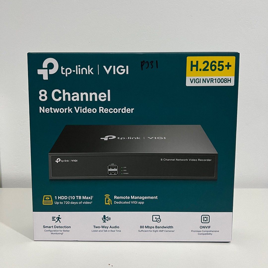 TP-LINK VIGI NVR1008H (Replacement Unit), Furniture & Home Living ...