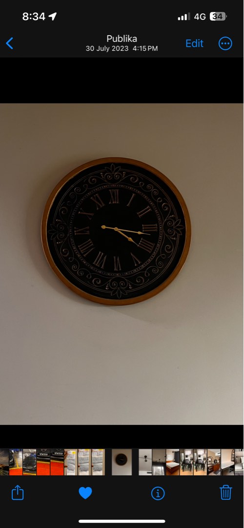 Traditional Clock, Furniture & Home Living, Home Decor, Clocks on Carousell