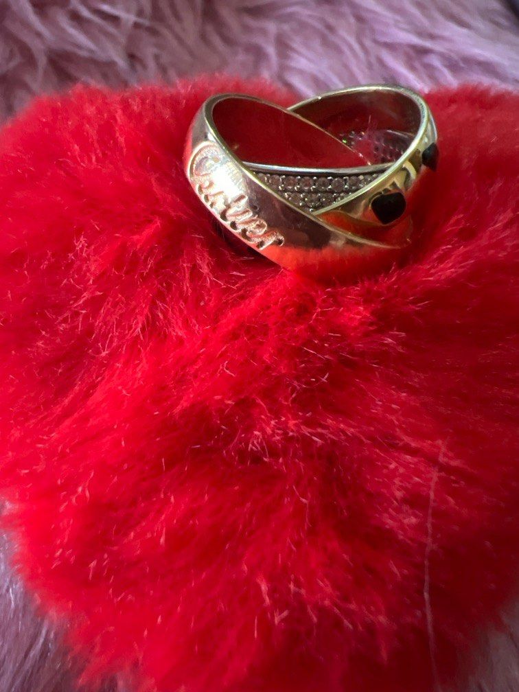 tricolor 14k ring loop, Women's Fashion, Jewelry & Organizers, Rings on ...