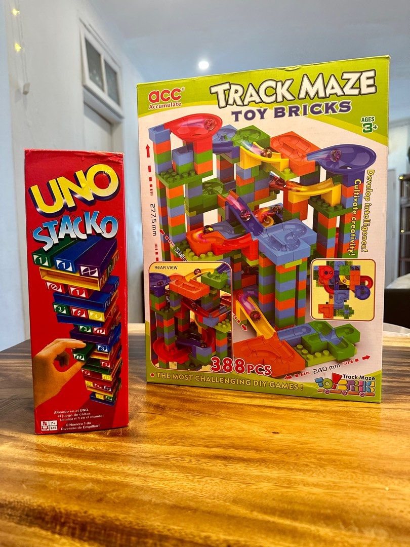 Uno Stacko dan Track Maze, Toys & Collectibles, Mainan di Carousell