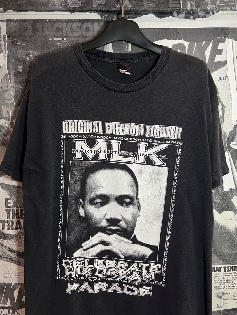 VINTAGE MARTIN LUTHER KING GRAPHIC TEE, Men's Fashion, Tops & Sets ...
