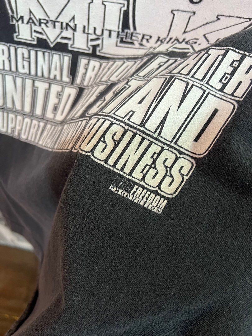 VINTAGE MARTIN LUTHER KING GRAPHIC TEE, Men's Fashion, Tops & Sets ...