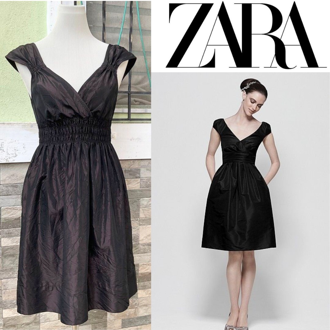 ZARA gothcore dress - Zara goth princess black swan punk core satin ...