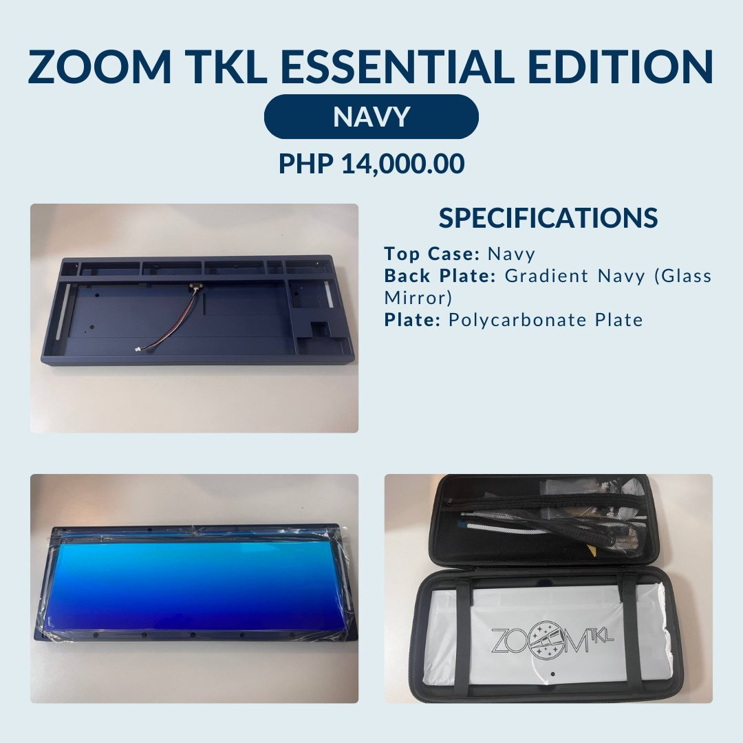 Zoom TKL Essential Edition Navy Mechanical Keyboard, Computers & Tech ...