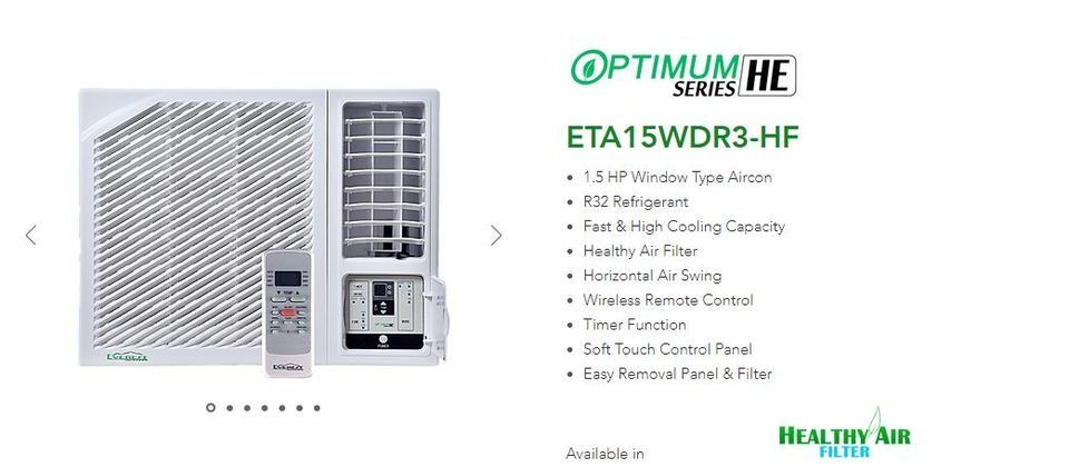 1.5 HP Window Type Aircon, TV & Home Appliances, Air Conditioning and ...