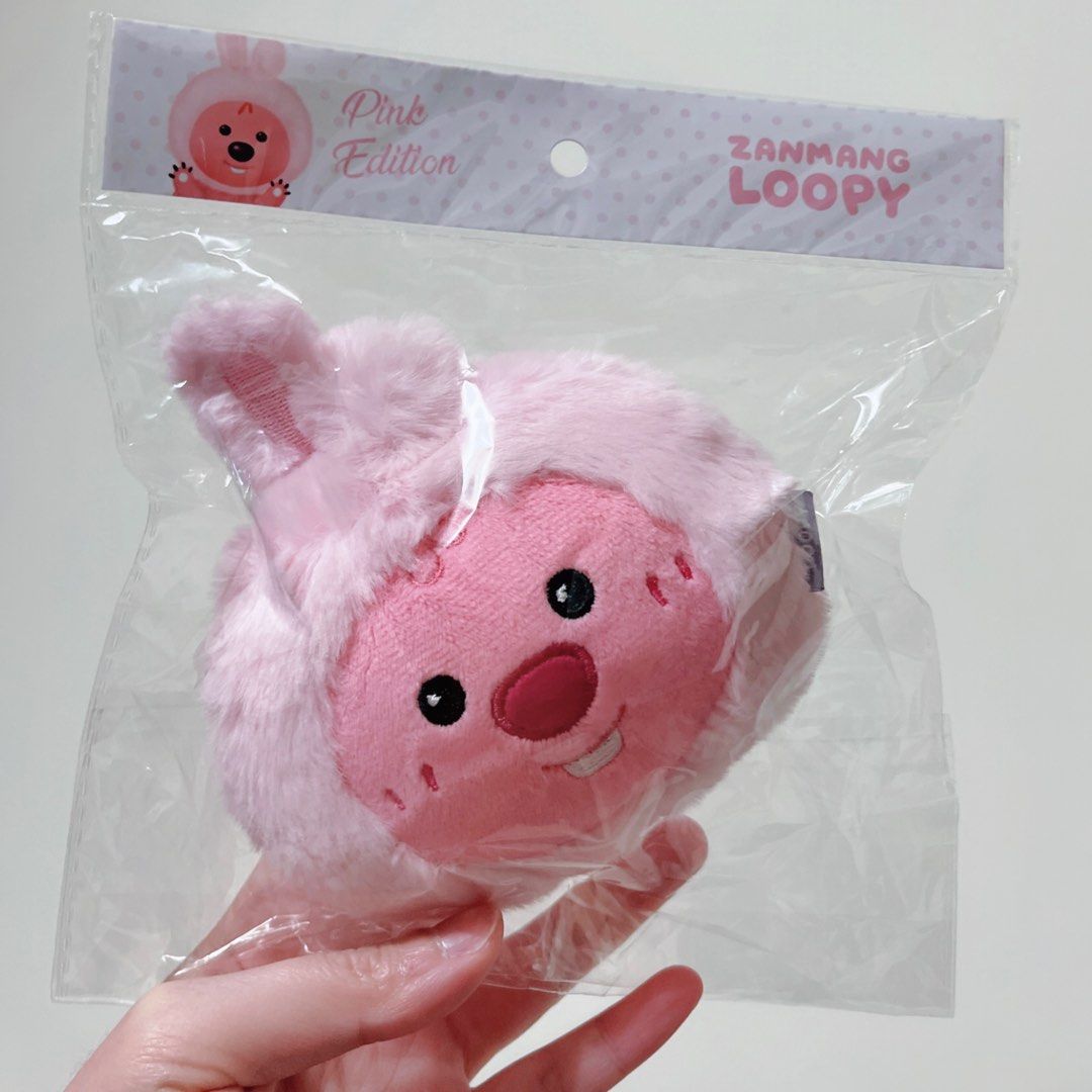 [ Loopy ] 韓國粉紅小海狸 娃娃吊飾 全新現貨在台, 書籍、休閒與玩具, 收藏、紀念品, K-Pop在旋轉拍賣