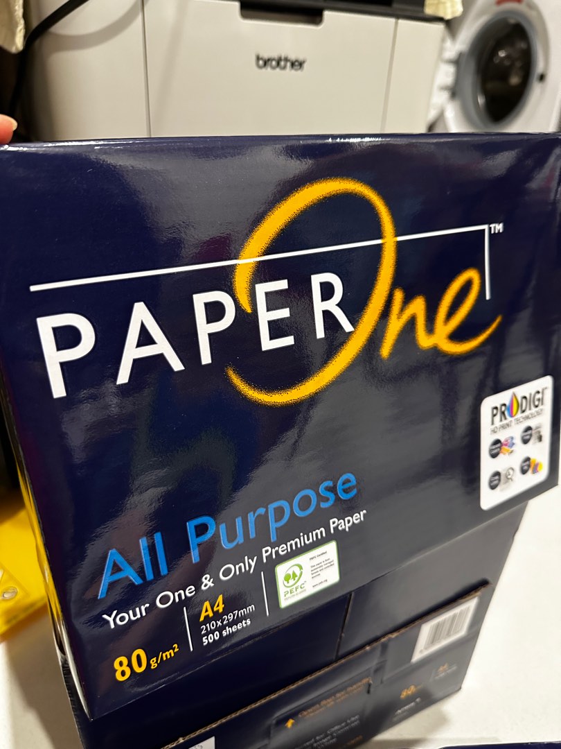 A4 Paper 80gram PAPER ONE PREMIUM, Computers & Tech, Parts ...