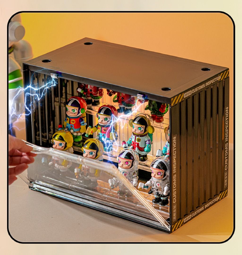 Acrylic display case Container style | Toy Organizer Box | Display ...