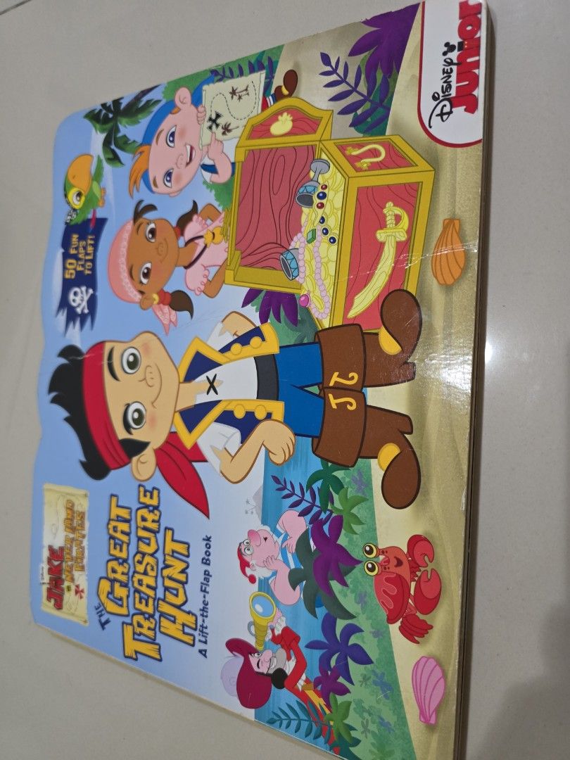 BOOK JAKE PIRATES DISNEY ORIGINAL TEBAL BESAR, Buku & Alat Tulis, Buku ...