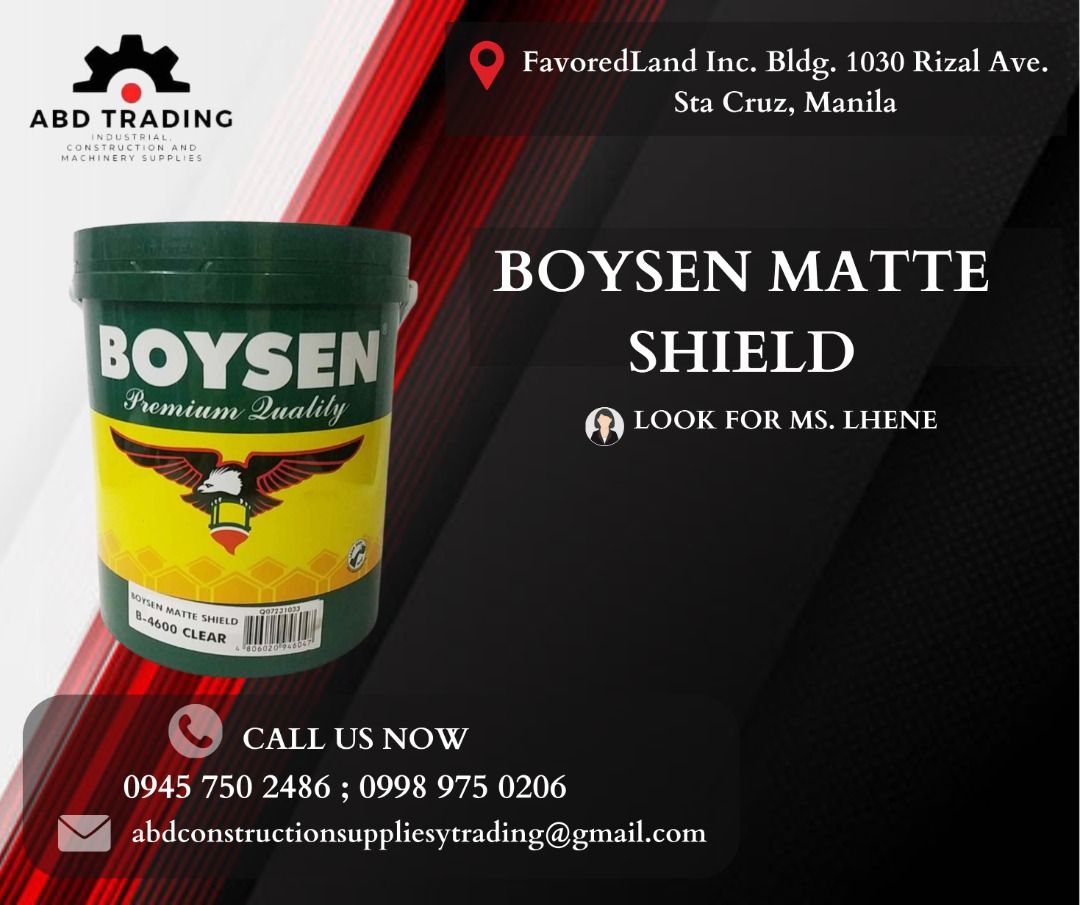 BOYSEN MATTE SHIELD, Commercial & Industrial, Construction Tools ...
