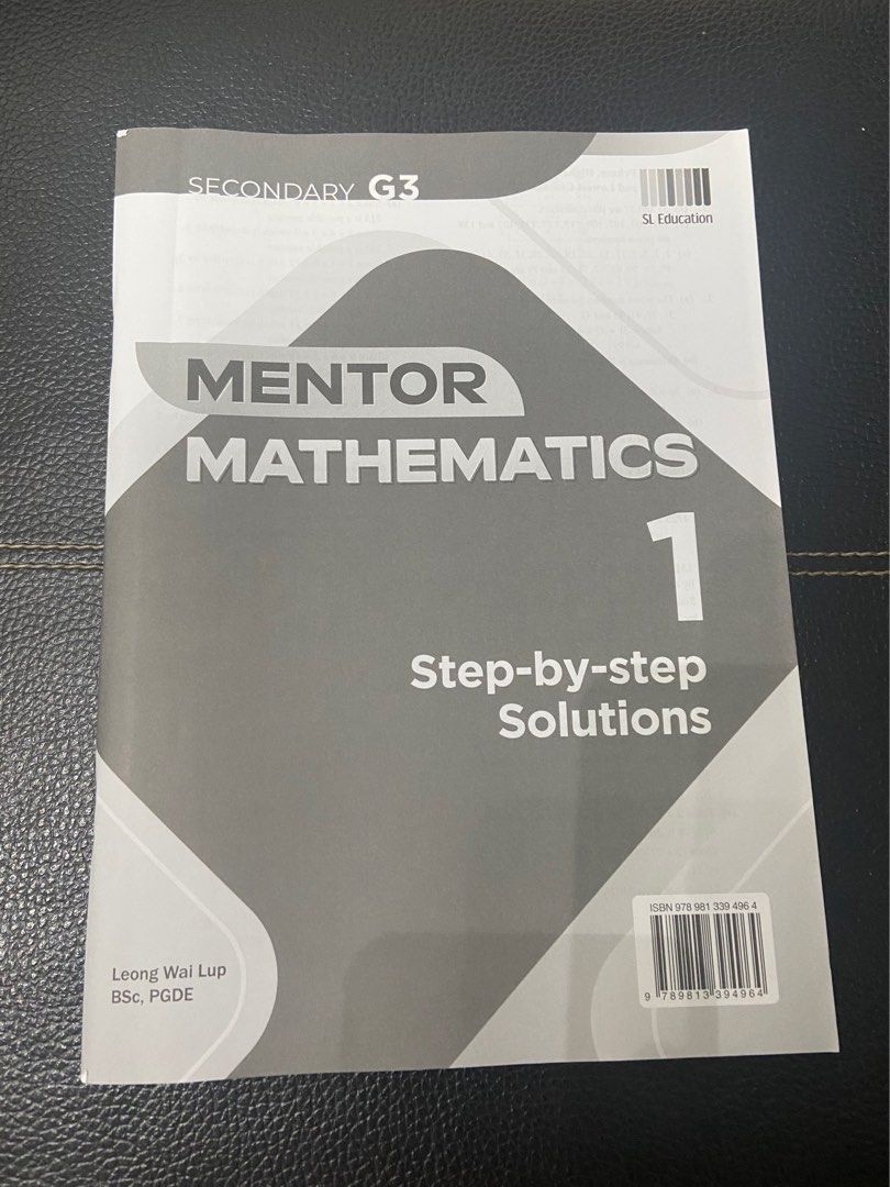 Brand New Mentor Mathematics Secondary 1 (G3) , Hobbies & Toys, Books ...