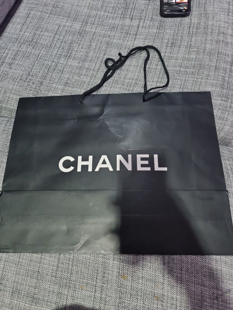 Chanel Paper Bag, Luxury, Bags & Wallets on Carousell